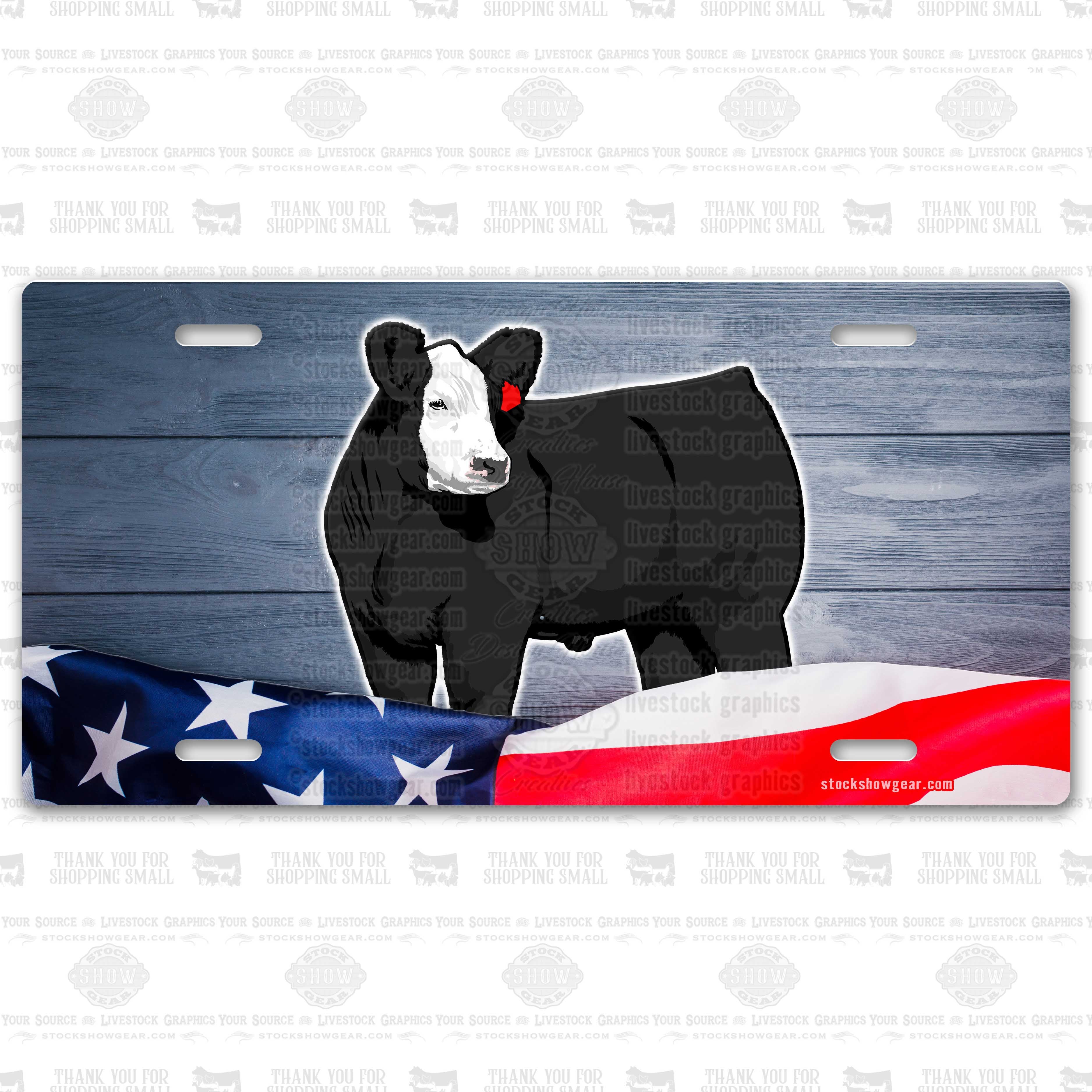 Cattle Barn License Plates & Signs – Stock Show Gear