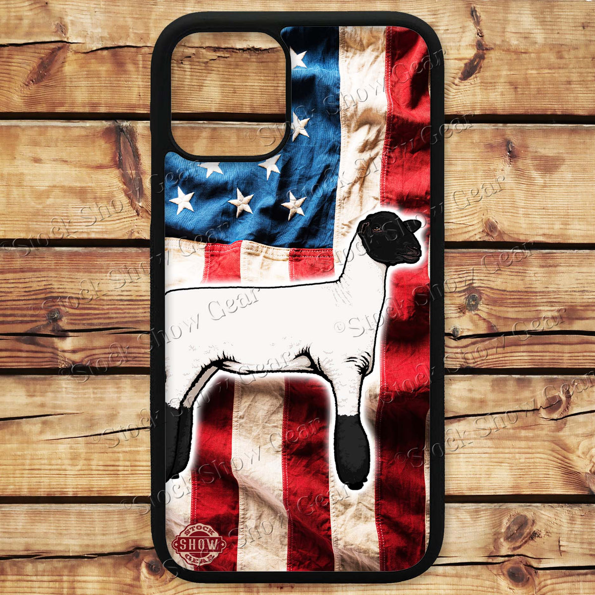 Black Face Sheep Phone Case Designs – Stock Show Gear
