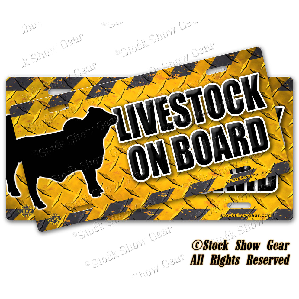 Cattle Livestock Trailer Safety Signs – Stock Show Gear