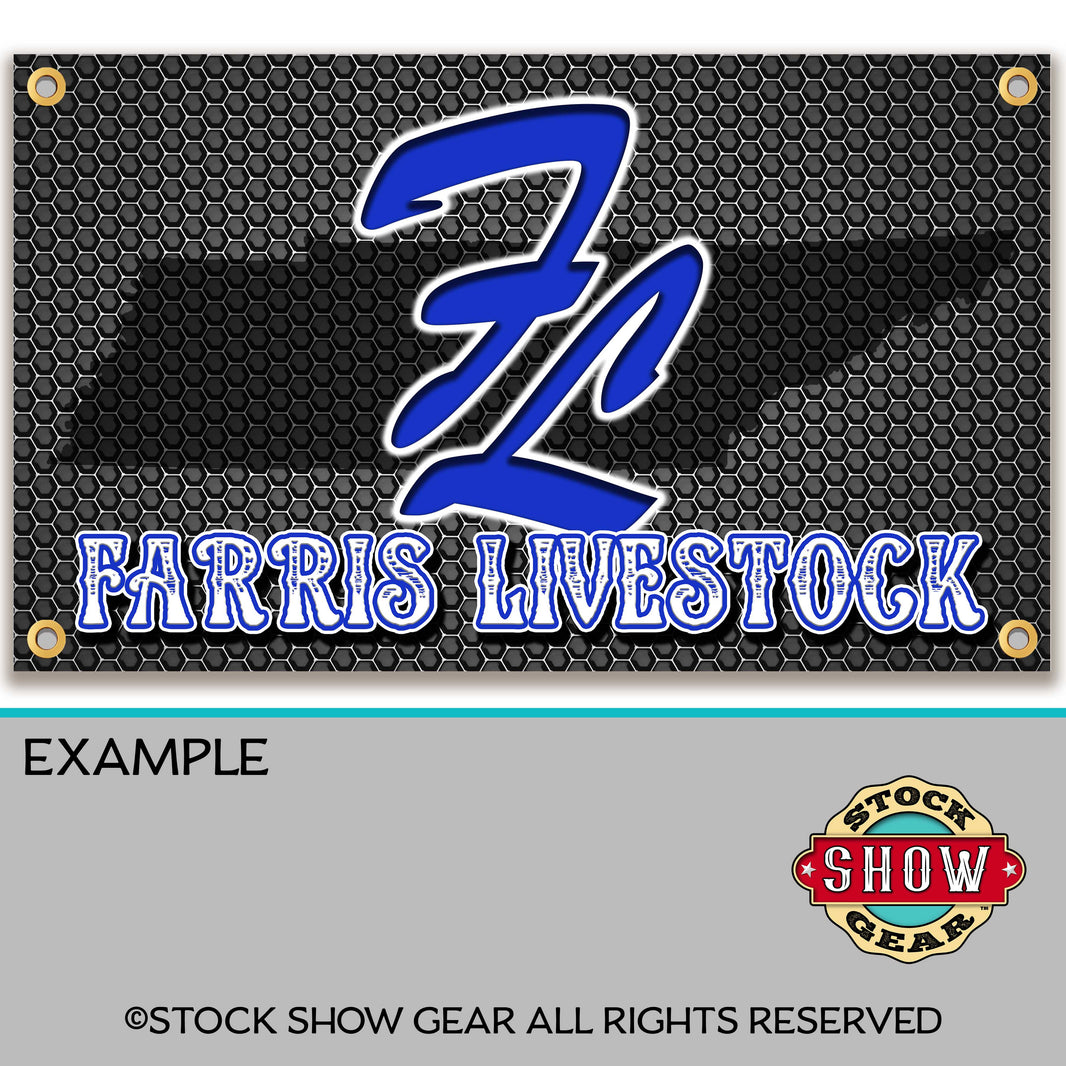 Stock Show Gear Livestock Signs-Vinyl-Banners