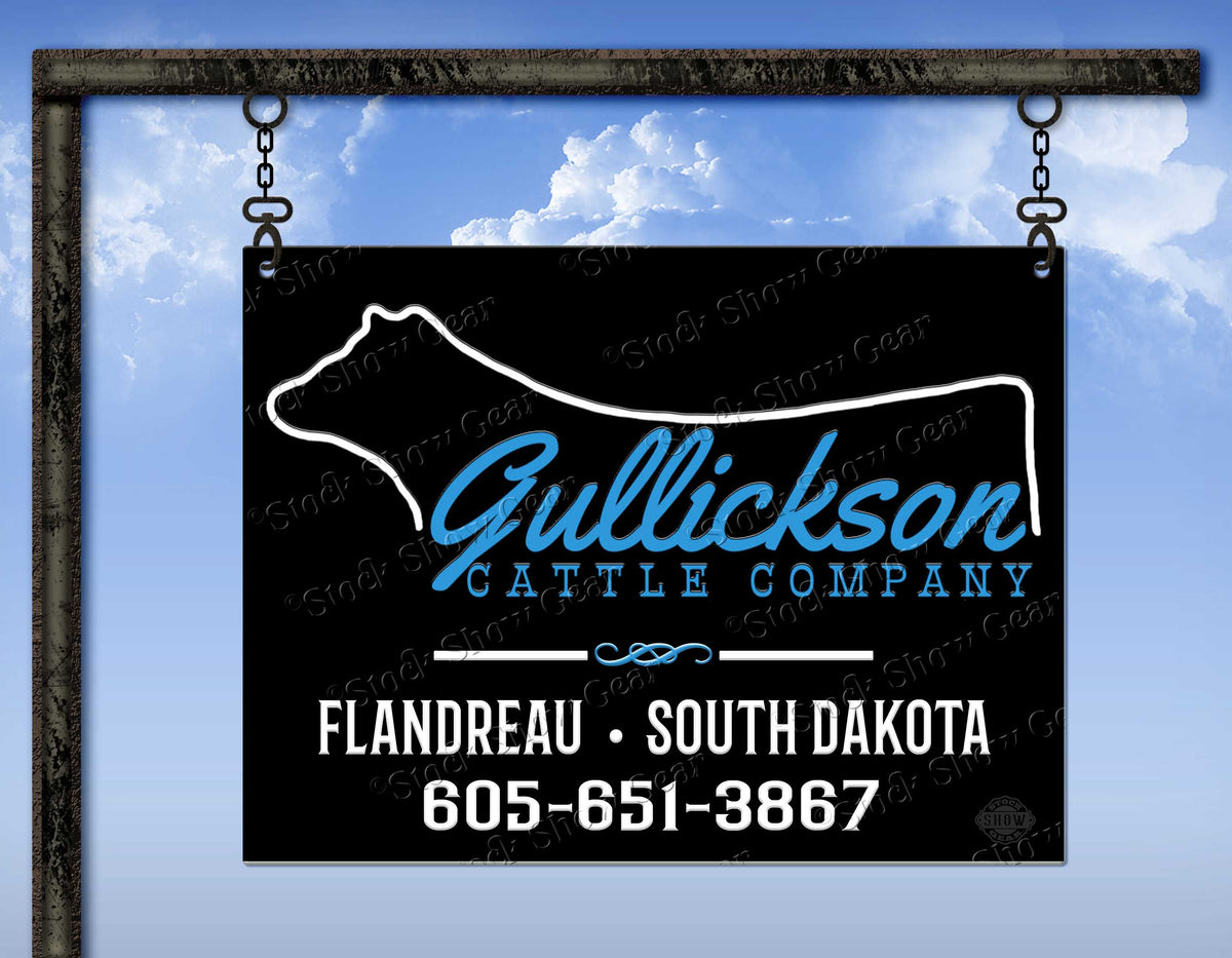 Custom Metal Stock Show Stall and Farm Signs-Made to Order – Stock Show ...