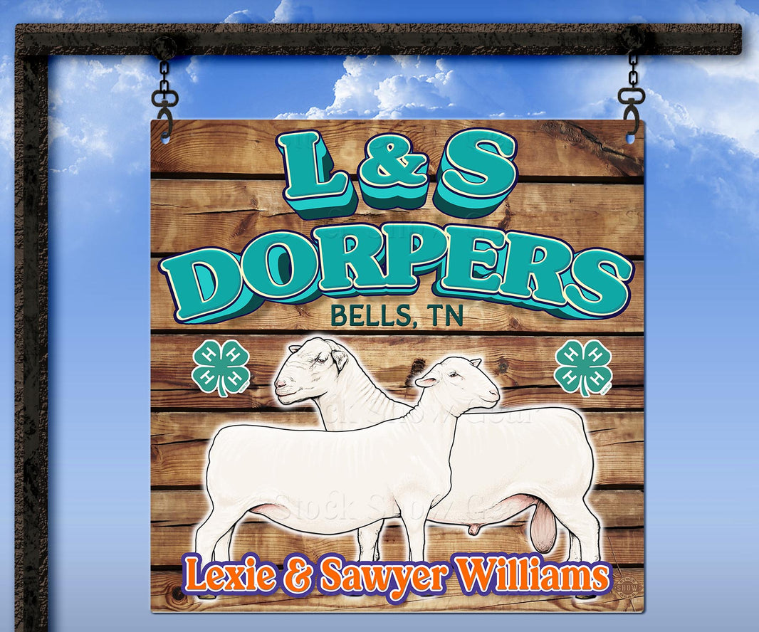 Stock Show Gear Livestock Signs-Vinyl-Banners