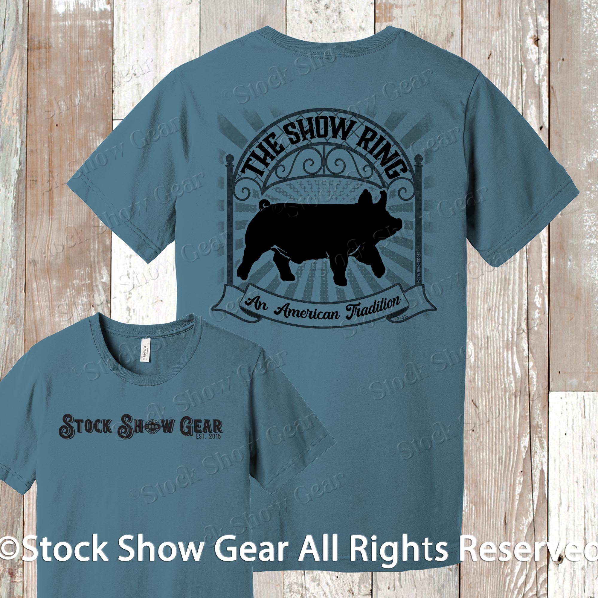 Show Pig-Show Ring-American Traditon Apparel-Gen 5-Tees & Hoodies ...