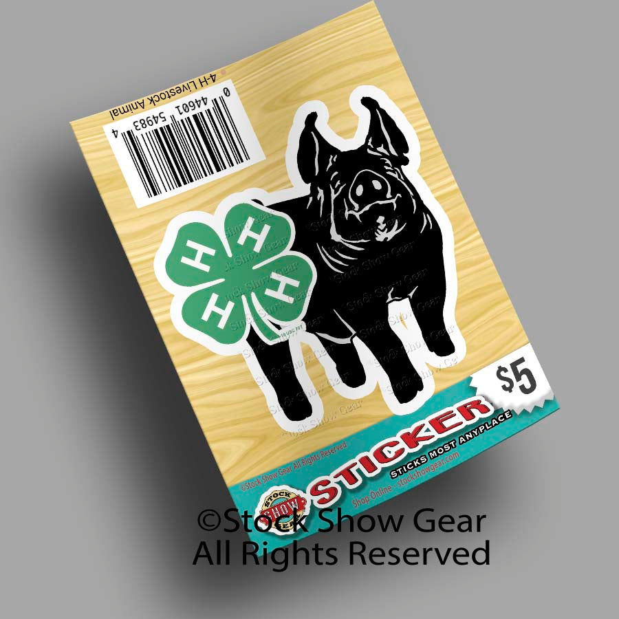 4-H Livestock Animal Stickers – Stock Show Gear