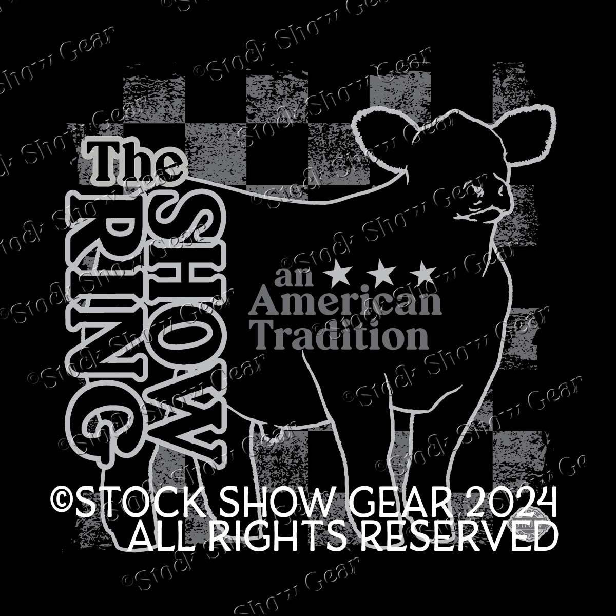 Cattle Checkerboard-Show Ring Apparel – Stock Show Gear