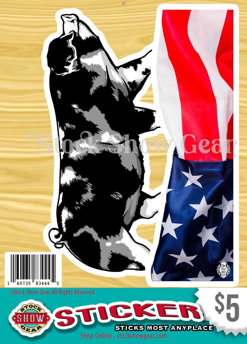 Spot Pig Sticker Designs – Stock Show Gear