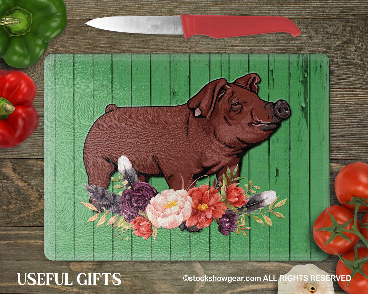 Duroc Glass Cutting Boards – Stock Show Gear