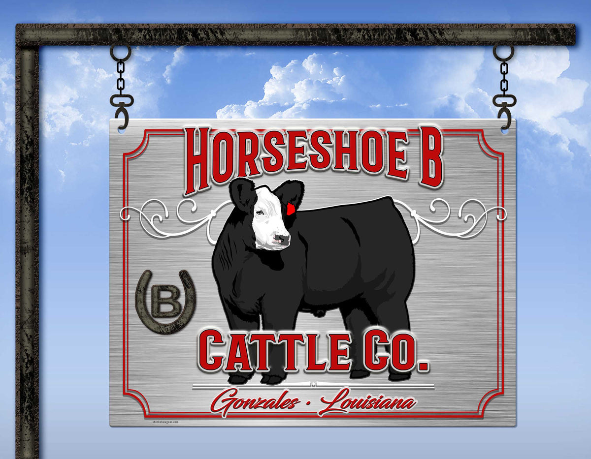 Custom Metal Stock Show Stall and Farm Signs-Made to Order – Stock Show ...