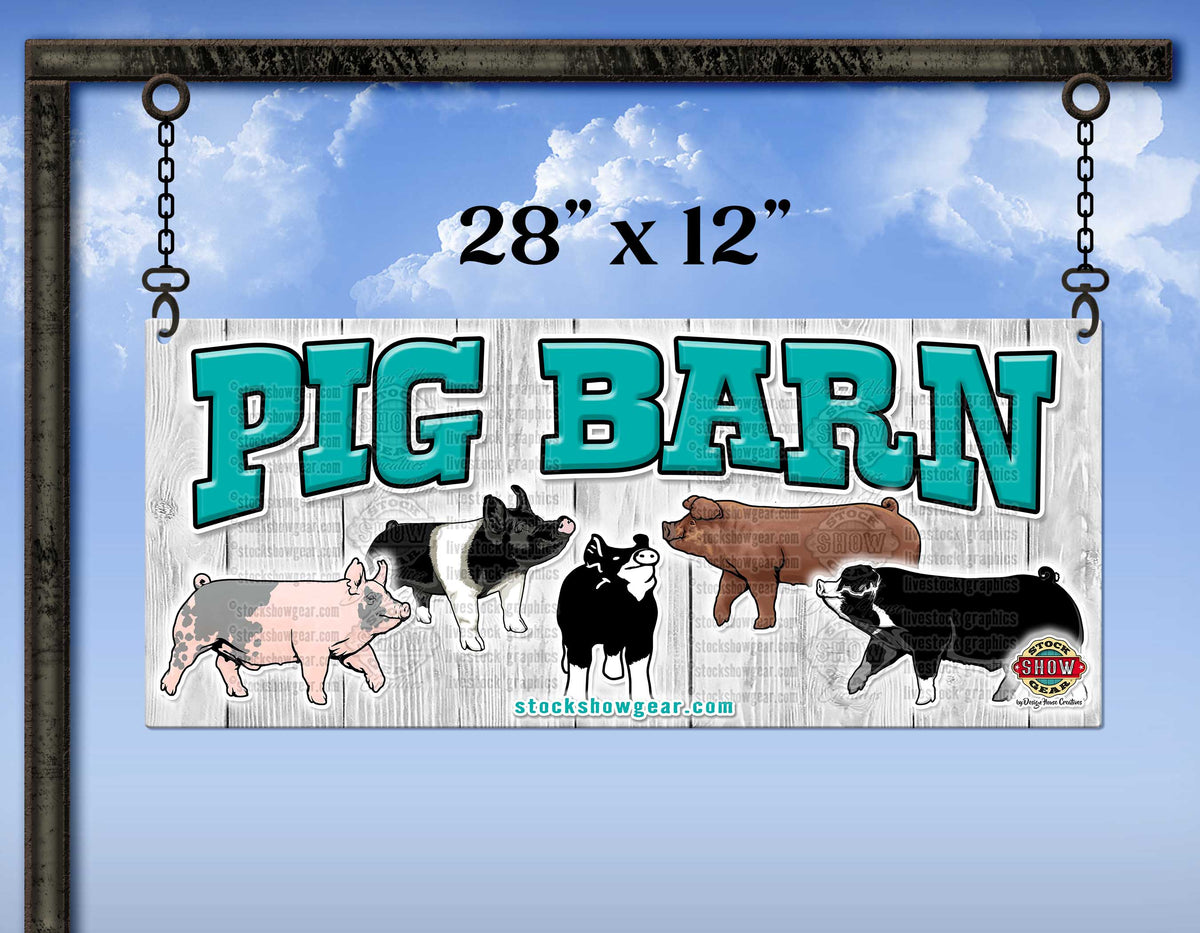 Custom Metal Stock Show Stall and Farm Signs-Made to Order – Stock Show ...