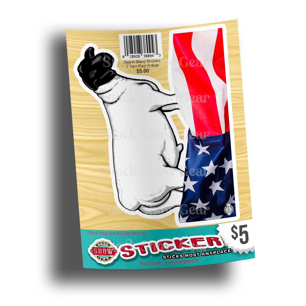 Dorper Sheep Stickers – Stock Show Gear